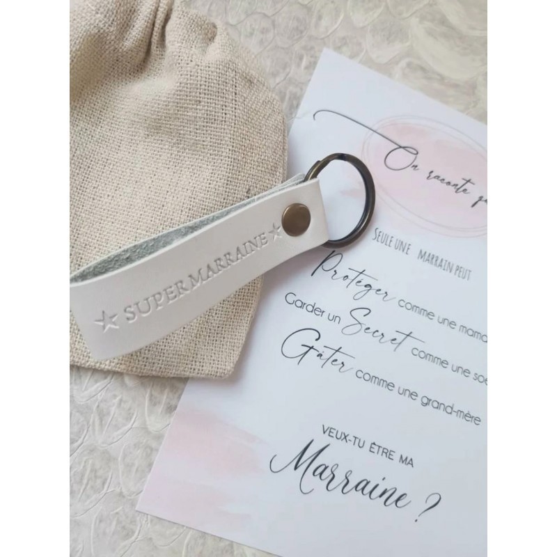 demande parrain marraine originale